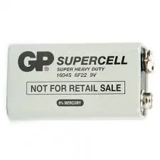GP Supercell 9V Battery – Long-Lasting Power | RoboNest