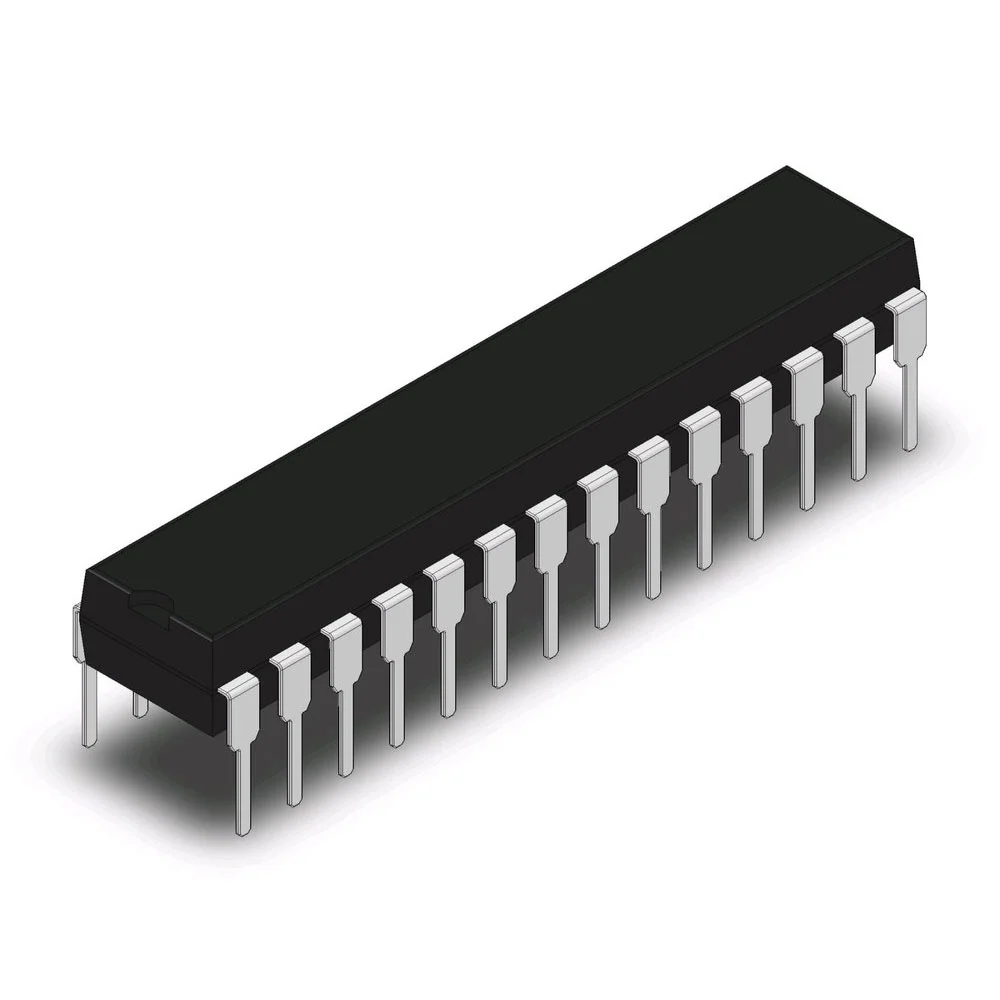 ATMEGA328-PU 8bit AVR Microcontroller, 20MHz, 32 kB Flash, 28-Pin PDIP ...