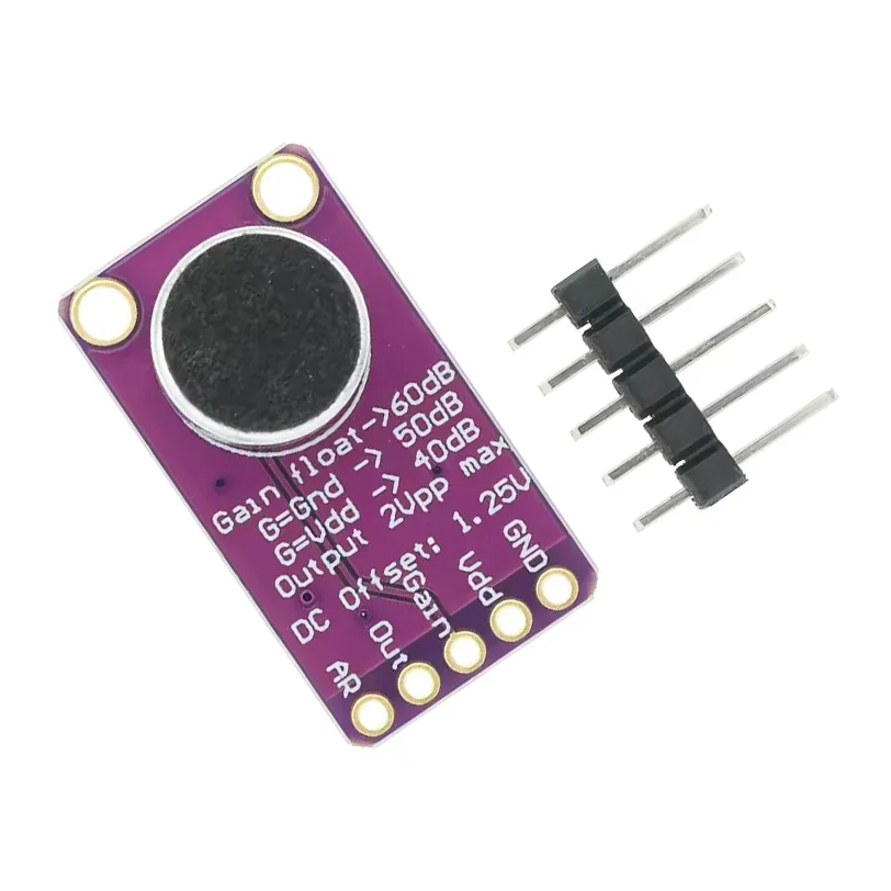 MAX9814 Microphone Amplifier Module with Auto Gain Control | RoboNest