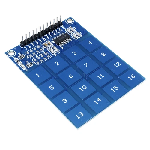 TTP229 16-Key Digital Capacitive Touch Sensor Module | RoboNest